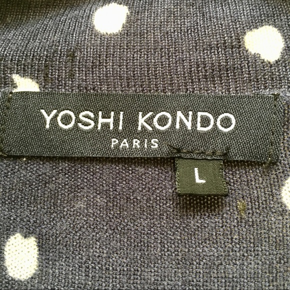 Yoshi Kondo | Sweaters | Yoshi Kondo Indigo Wool Sweater From Paris ...